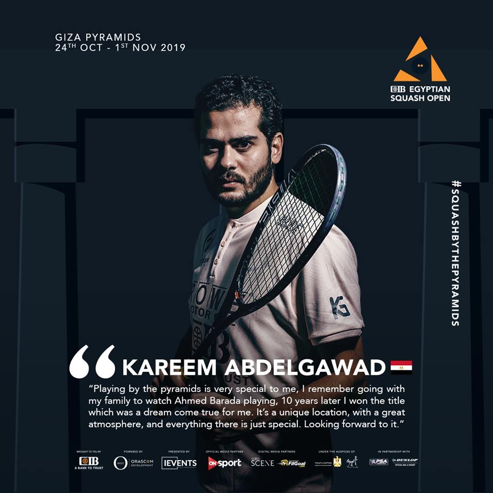 Getting close to the Pyramids – CIB Egyptian Squash Open