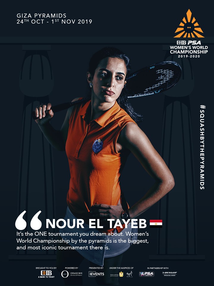Getting close to the Pyramids – CIB Egyptian Squash Open